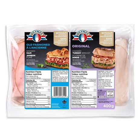 Olymel Duo-Pack Old Fashioned Old Fashioned Smoked Ham And Cooked ...