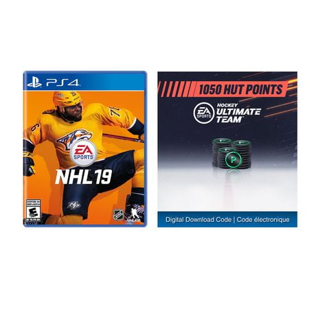 Electronic Arts NHL 19 (PS4) Video Game with (PS4) NHL 19 - 1050 HOCKEY ...