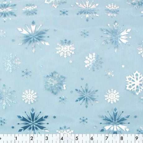 Click here for Fabric Creations Blue With Christmas Snowflakes Sh... prices