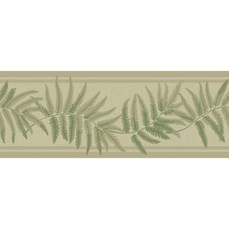 Blue Mountain Wallcoverings Summer Ferns Border Wallpaper | Walmart Canada