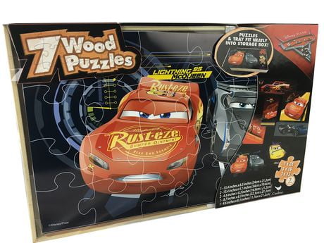 Cardinal Games Disney Pixar’s Cars 3 - 7 Wood Puzzles - Walmart.ca