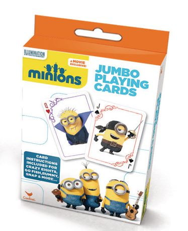 Cardinal Games Despicable Me Jumbo Playing Cards | Walmart Canada
