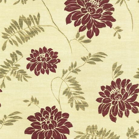 Blue Mountain Wallcoverings Florient Floral Sidewall Wallpaper ...