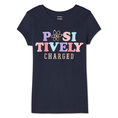 George Girls' Short Sleeve Screen Tee | Walmart Canada