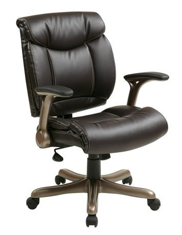 Click here for Work Smart Executive Bonded Leather Chair In Espre... prices