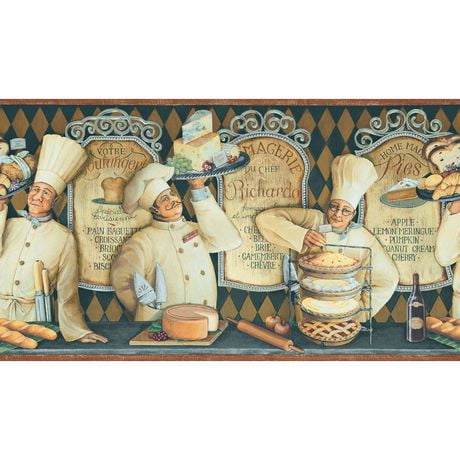 Blue Mountain Wallcoverings Chef Border Wallpaper | Walmart Canada