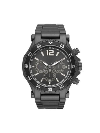 Men's George Fashion Watch in Gunmetal Plating and Faux Multifunction ...