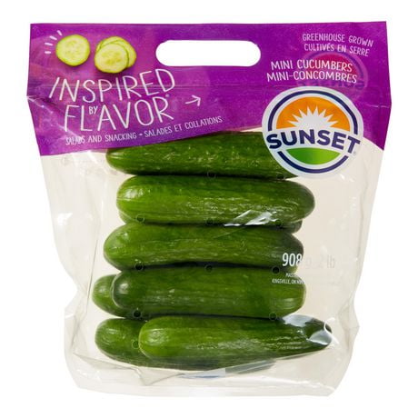 Sunset Grown Mini Cucumbers, 2 lb - Walmart.ca
