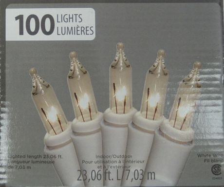 100 Mini Light Set -Clear | Walmart Canada