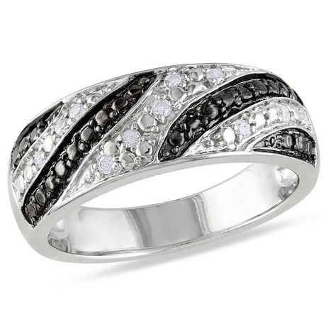 Click here for Asteria 1/10 Carat T. W. Diamond Sterling Silver R... prices