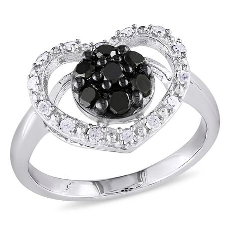 Click here for Asteria 1/2 Carat T. W. Black And White Diamond St... prices