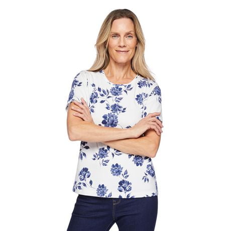 Iyla Women's Short Sleeve Printed Tee - Walmart.ca