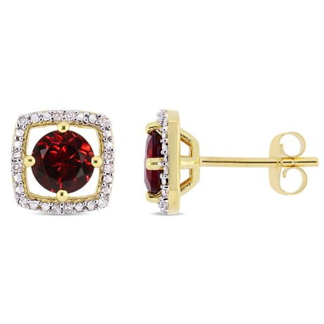 Click here for Tangelo 1-1/5 Carat T. G.W. Garnet And Diamond-Acc... prices