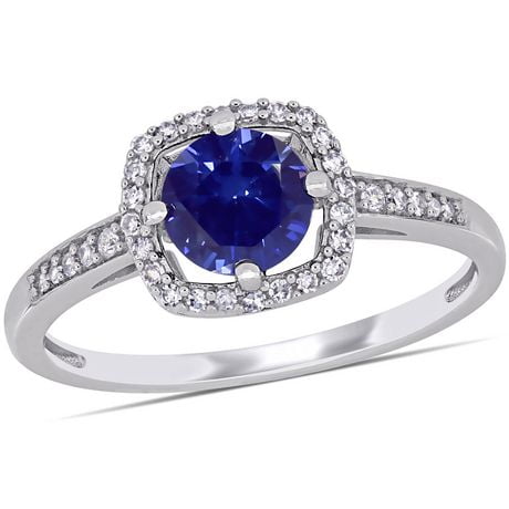 Click here for Tangelo 1 Carat T. G.W. Created Blue Sapphire And... prices