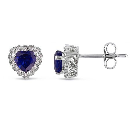 Click here for Tangelo 1 Carat T. G.W. Created Blue Sapphire And... prices