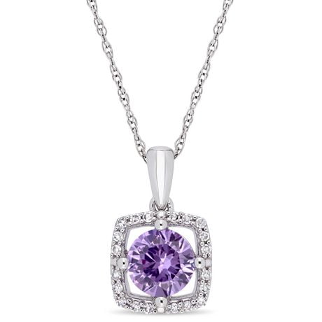 Click here for Tangelo 1 Carat T. G.W. Created Alexandrite And 1/... prices