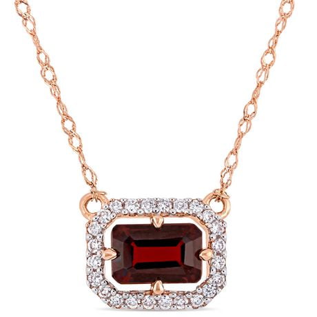 Click here for Tangelo 4/5 Carat T. G.W. Garnet And 1/10 Carat T.... prices