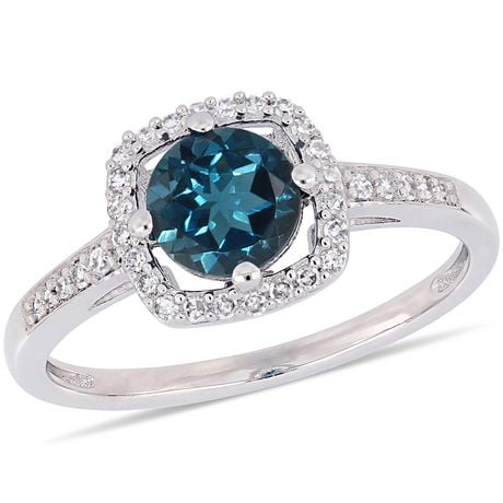 Click here for Tangelo 1 Carat T. G.W. London-Blue Topaz And 1/7... prices