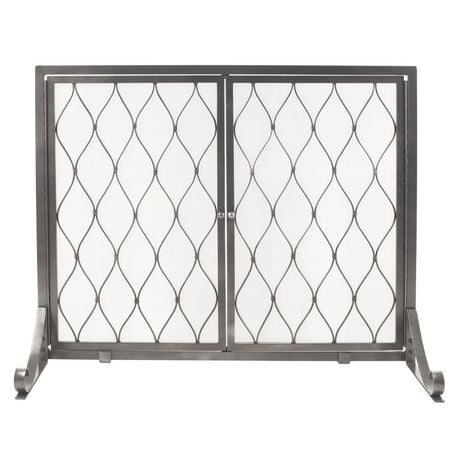 Click here for Pleasant Hearth Stonewall Fireplace Screen Gun Met... prices