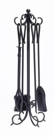 Click here for Pleasant Hearth 5Pc Scroll Fireplace Toolset Black... prices