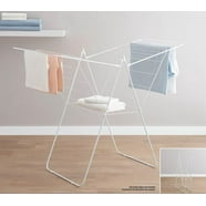Space-Saving Drying Rack, 26.8 in. W x 3 in. D x 51.5 in. H; White ...