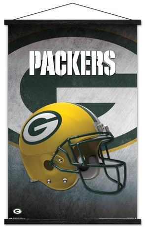 NFL Green Bay Packers - Helmet 16 Wall Poster with Magnetic Frame, 22. ...