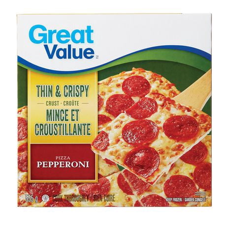 Great Value Thin & Crispy Pepperoni Pizza | Walmart Canada
