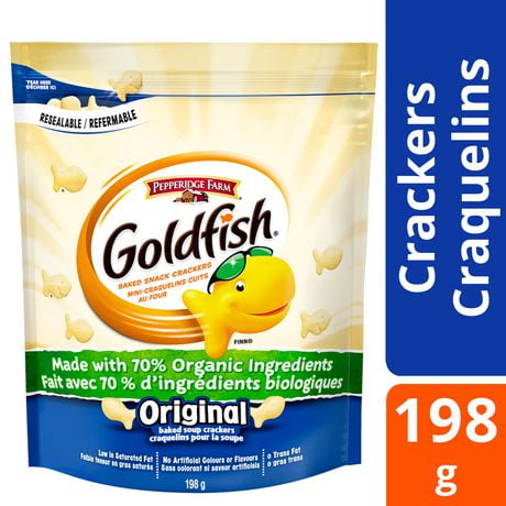 Goldfish Original Made with 70% Organic Ingredients, 198 g - Walmart.ca