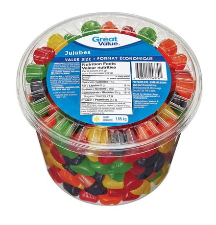 Great Value Jujubes | Walmart Canada