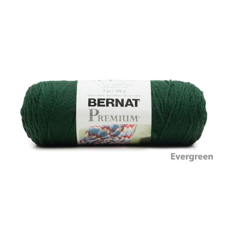 Click here for Bernat Premium Yarn (198G/7Oz) Evergreen prices