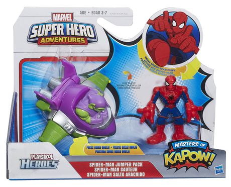 Hasbro Playskool Heroes Marvel Super Hero Adventures Spider-Man Pack ...