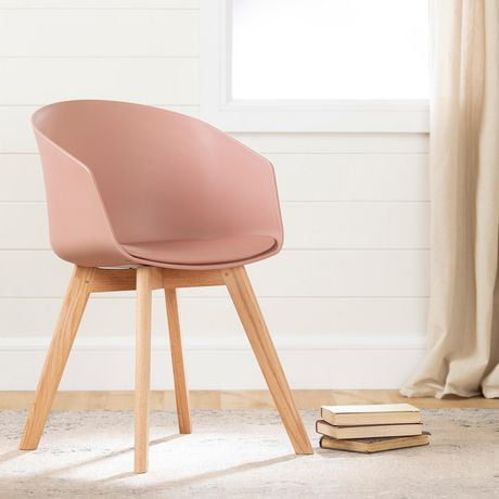 Click here for South Shore Flam Chair With Wooden Legs Pink prices