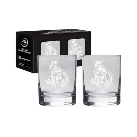 Click here for Nhl The Sports Vault 2Pk Rocks Glass Set Ottawa Se... prices