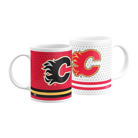 Click here for Nhl The Sports Vault 2Pk Coffee Mug Set Calgary Fl... prices