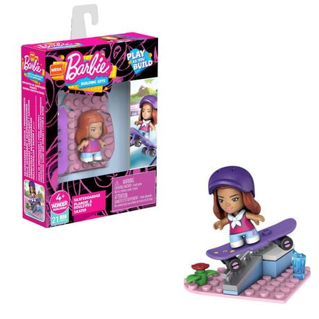 Click here for Mega Construx Barbie Skateboarder Multi prices