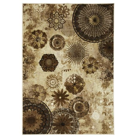 Click here for Hometrends Mohawk New Wave Caravan Medallion Neutr... prices