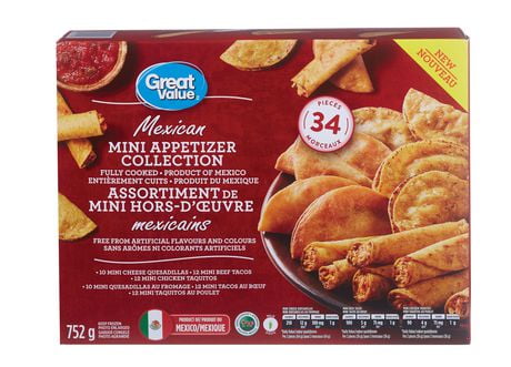 Great Value Mexican Mini Appetizer Collection | Walmart Canada