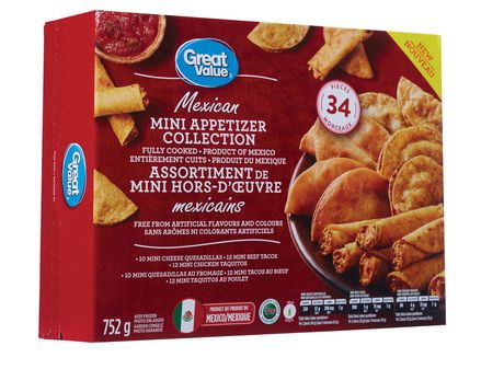 Great Value Mexican Mini Appetizer Collection | Walmart Canada