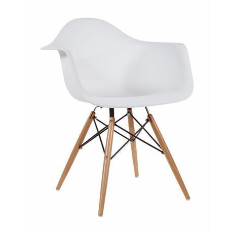 Click here for Nicer Furniture Wooden Legs White Eames Dar Chair... prices