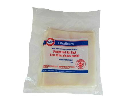 Chalkers Pickled Pork Fatback, Pork Fatback - random weight - Walmart.ca