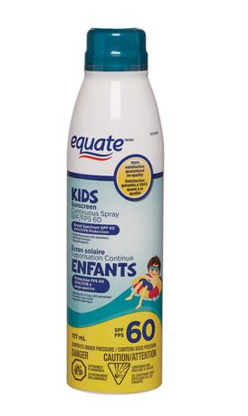 Equate Kids Sunscreen Continuous Spray Spf 60 | Walmart Canada