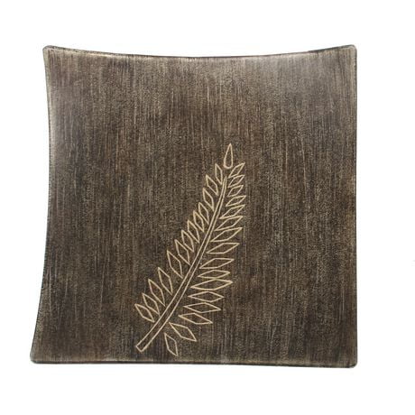 Botanical Leaf Design Tray | Walmart Canada