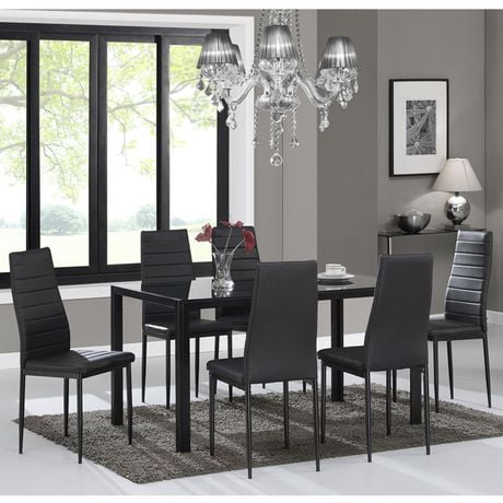 Click here for Worldwide Homefurnishings Inc 7 Pc Modern Dining S... prices