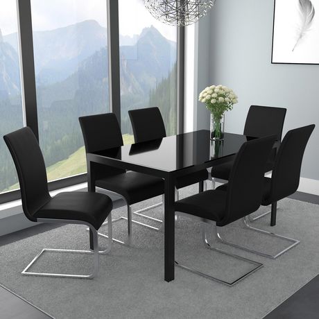 Click here for Worldwide Homefurnishings Inc 7 Pc Modern Dining S... prices