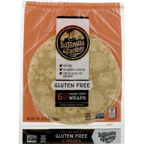 La Tortilla Factory Ivory Teff GF Wrap | Walmart Canada