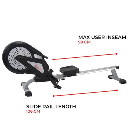 Sunny Health & Fitness SF-RW5623 Air Magnetic Rower | Walmart Canada