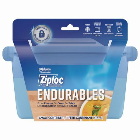 Ziploc® Endurables Small Container, Reusable Silicone, 473mL - Walmart.ca