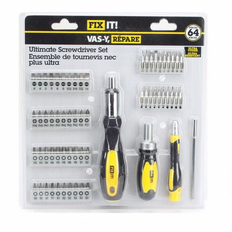 64-piece Ultimate Screwdriver Set | Walmart Canada