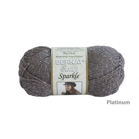 Click here for Bernat Satin Sparkle Yarn (80 G/ 2.8 Oz) Platinum prices