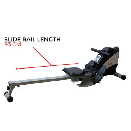 Sunny Health & Fitness SF-RW5622 Dual Function Magnetic Rowing Machine ...